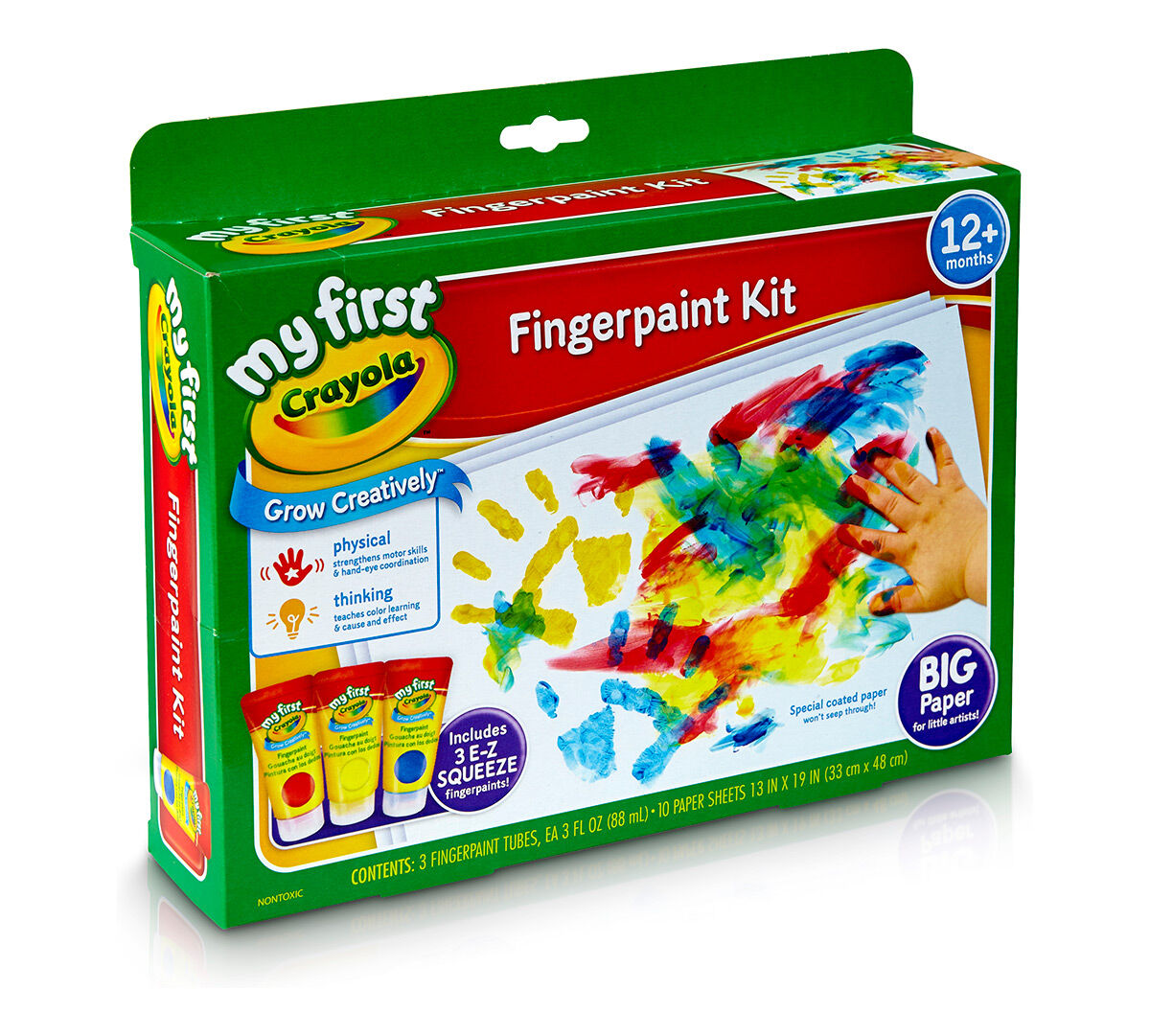 My First Crayola Fingerpaint and Paper Kit - Crayola My First Crayola Fingerpaint and Paper Kit - Crayola