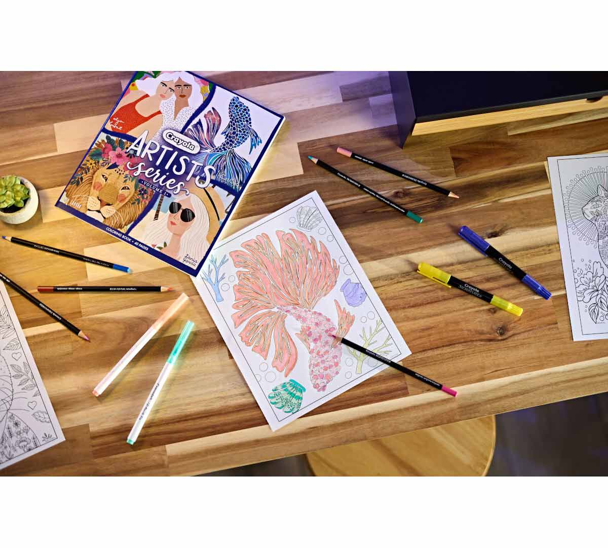 coloring pages artists