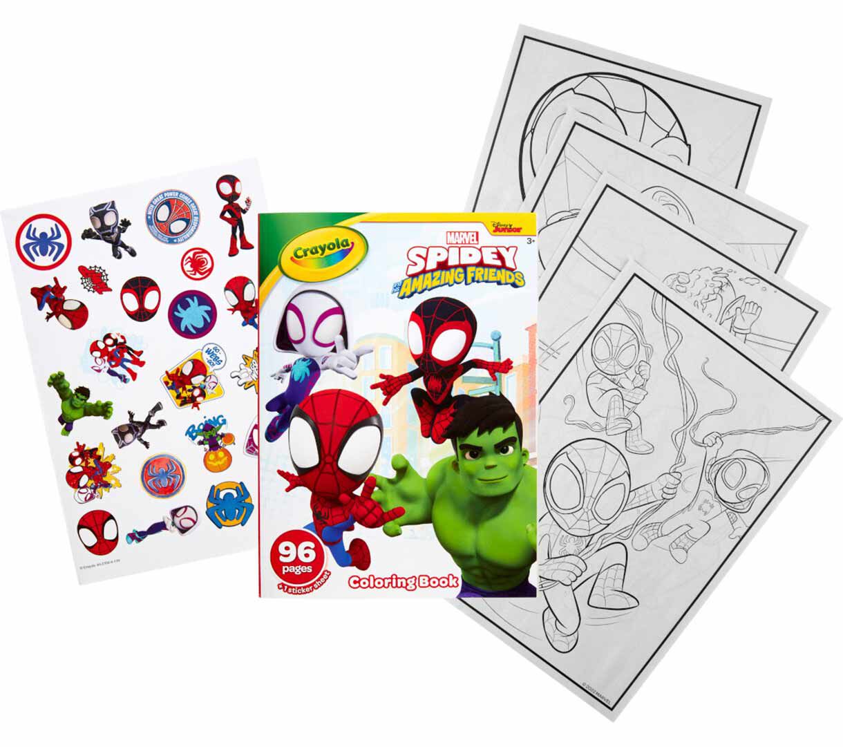 baby spiderman coloring pages for kids