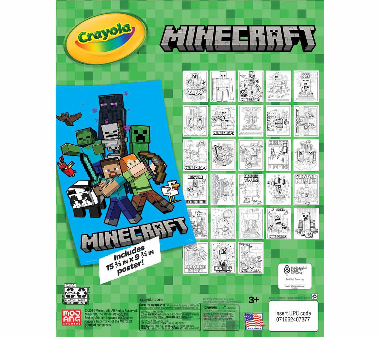minecraft log coloring pages