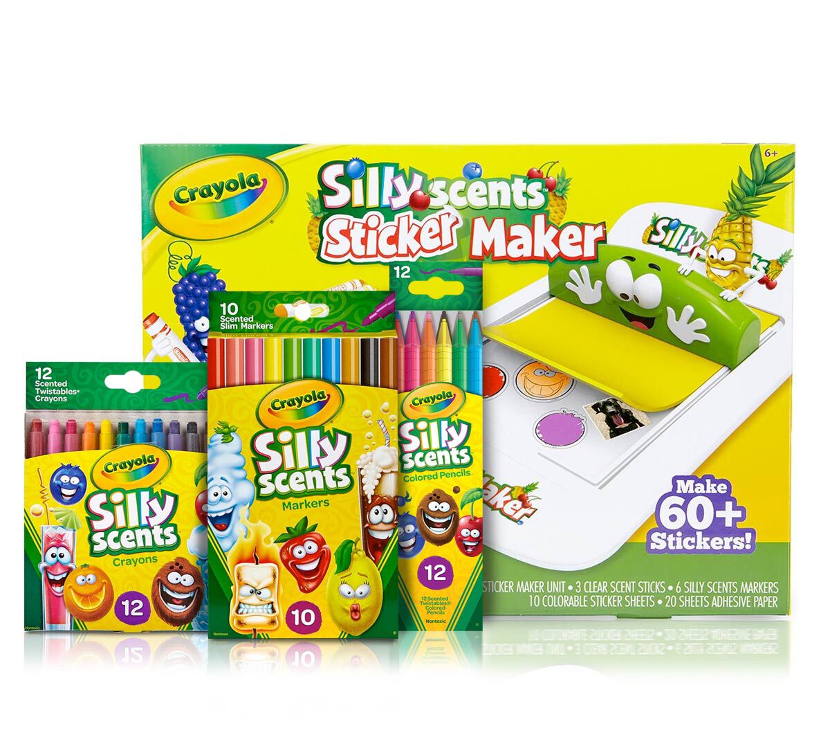 Silly Scents Sticker Maker Set, Gift for Kids | Crayola.com