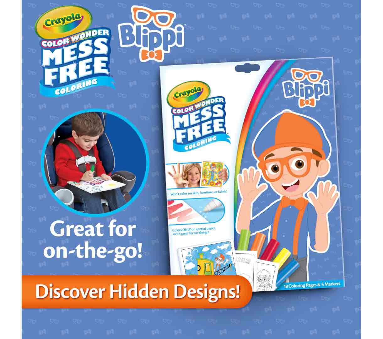 free blippi coloring pages