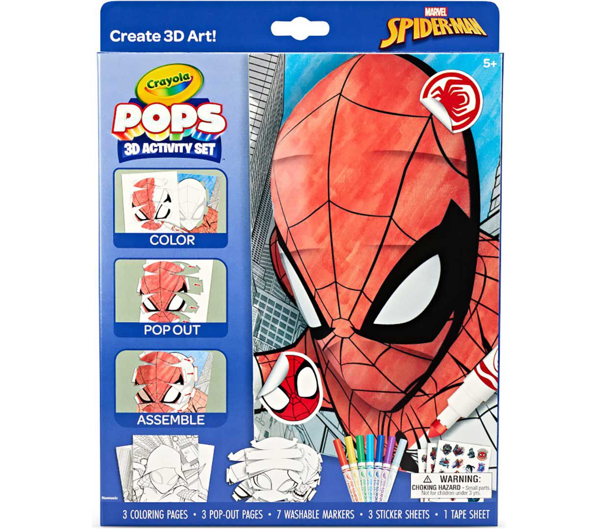 3d man marvel coloring pages
