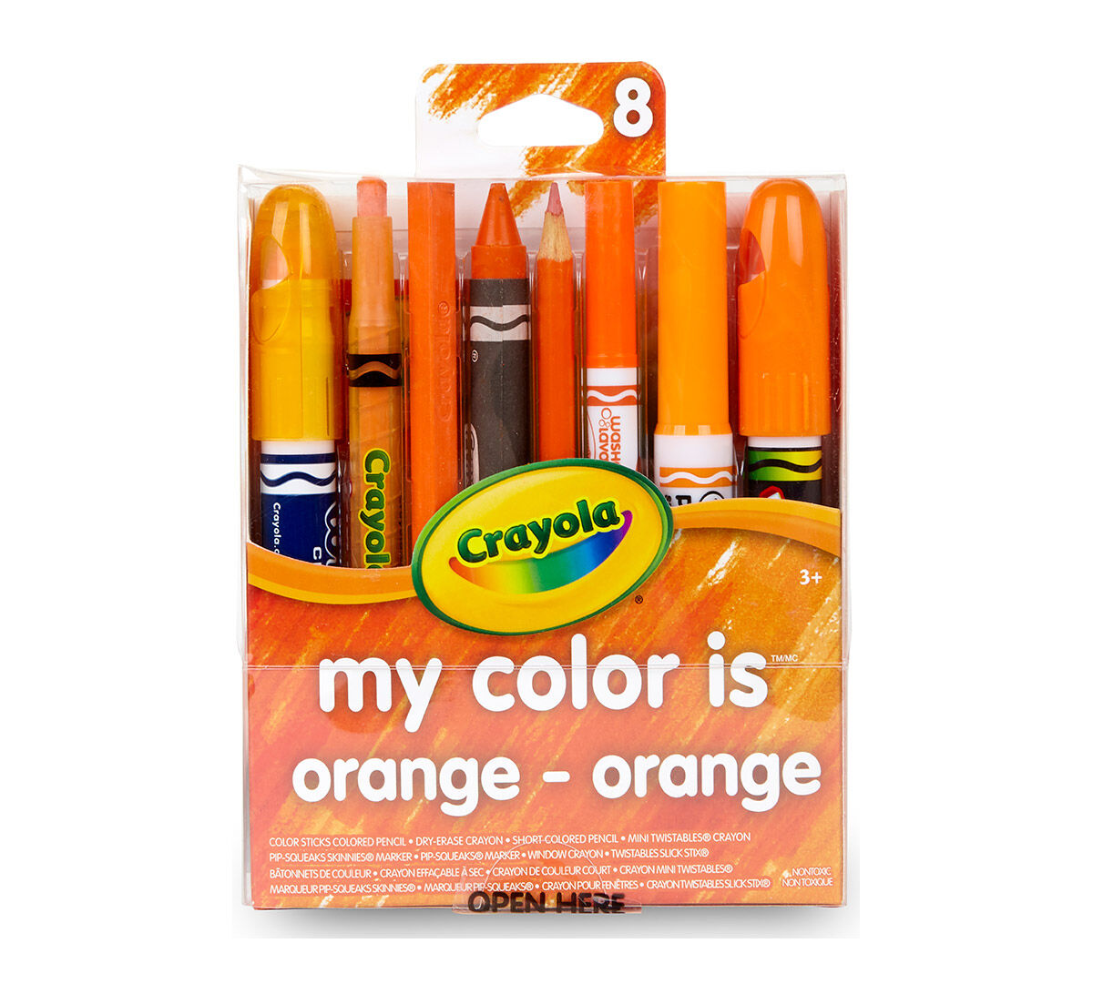 Yellow Orange Crayola Crayon