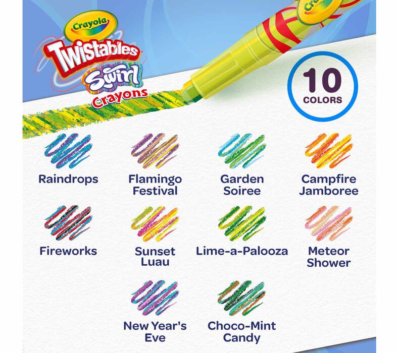 Crayola Twistables Mini Swirl Rainbow Crayons | Crayola Crayola Twistables Mini Swirl Rainbow Crayons | Crayola