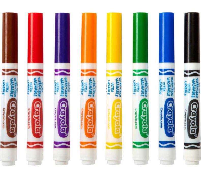 Ultra Clean Washable Broad Line Markers Classpack 200 Count Crayola