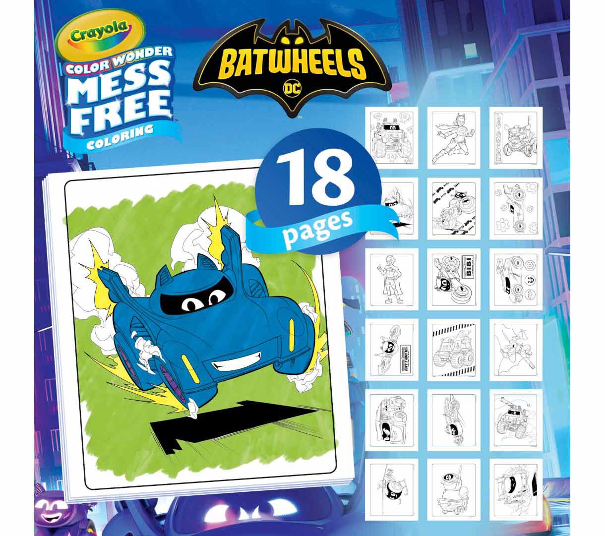 crayola coloring pages batman