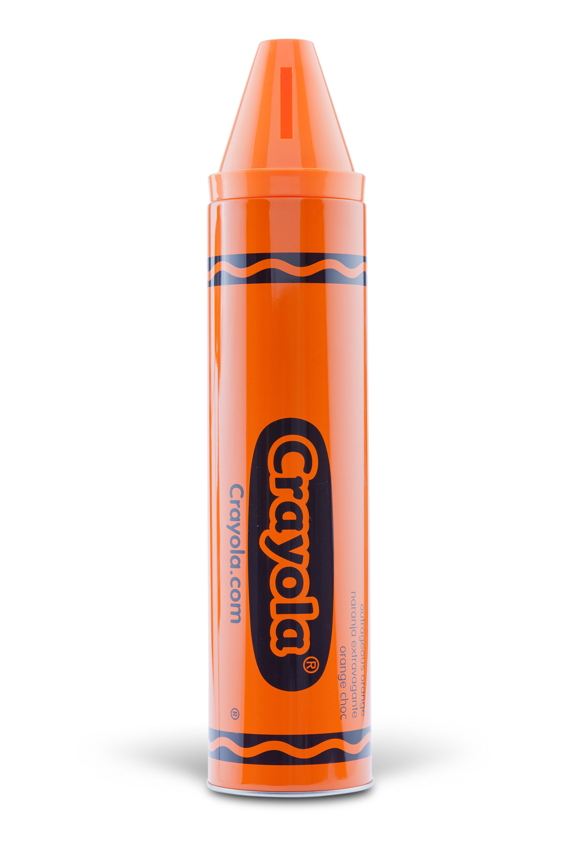 Crayon Bank 15" Tall - Outrageous Orange - Crayola