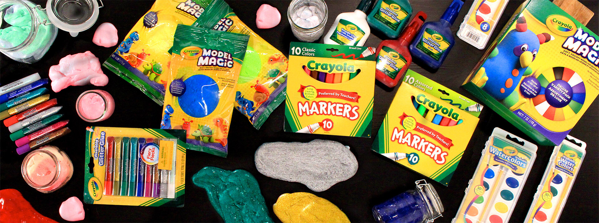 All of the Crayola products needed to create a variety of different ...