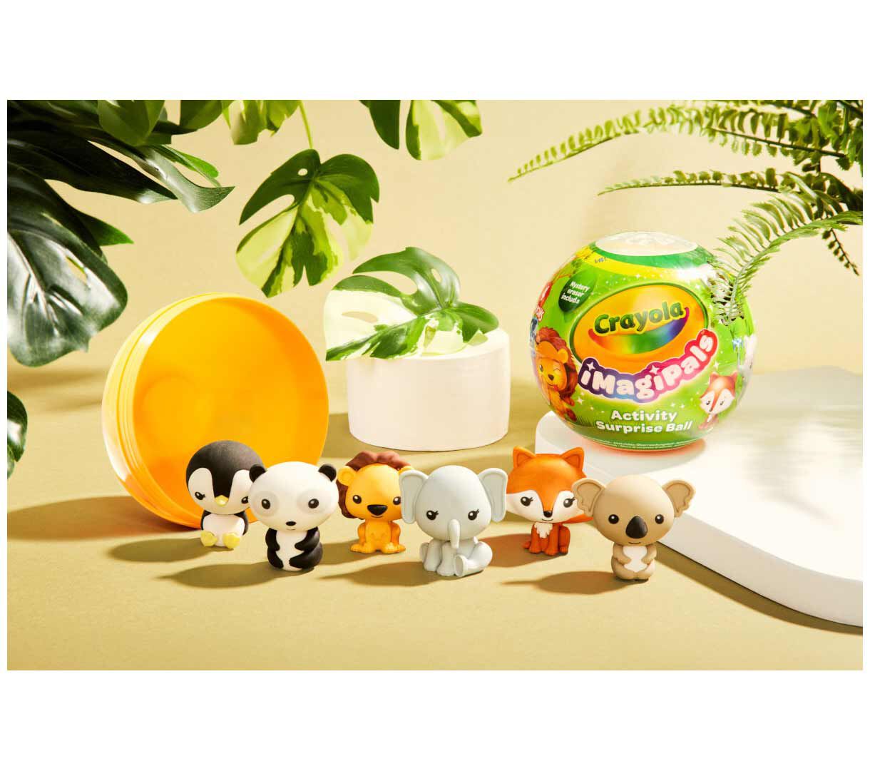 Crayola ImagiPals Surprise Balls Collectible Animal Erasers Crayola