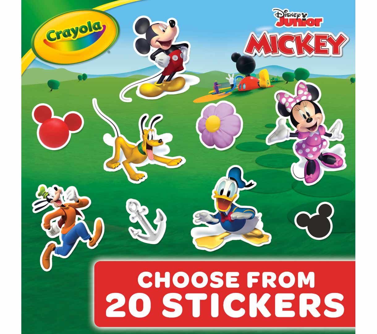 Mickey Mouse Coloring Book & Sticker Sheet - 96 Pages | Crayola