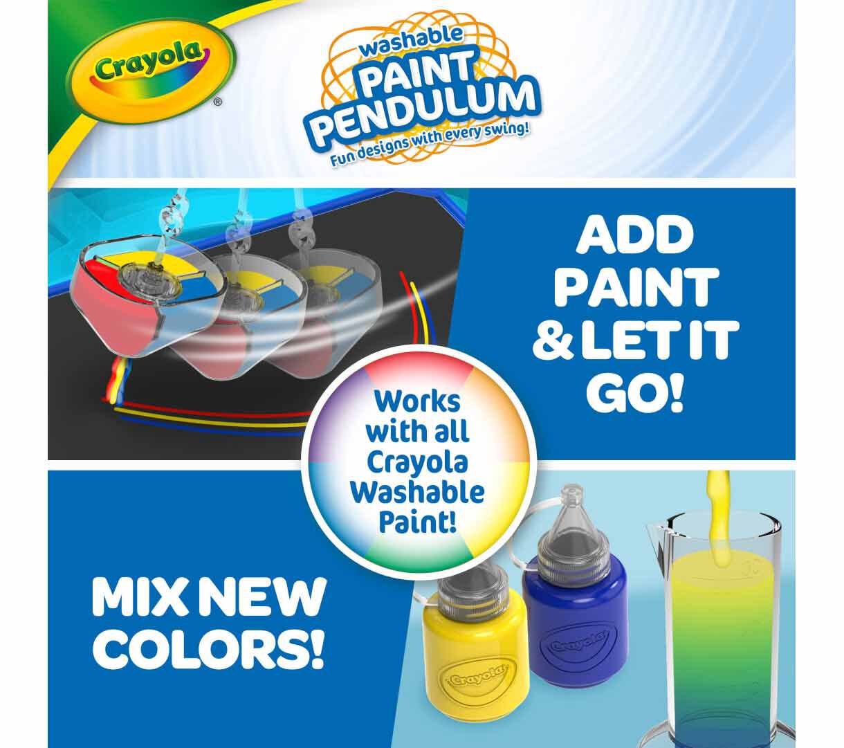 Crayola Paint Products Crayola 10ct 2oz Washable Kids Paint | Shopee