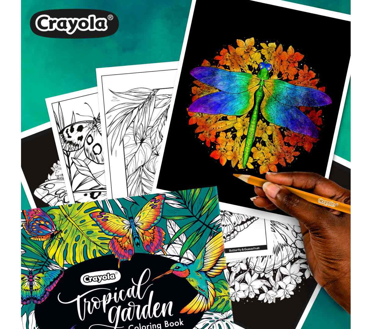 coloring pages tropical