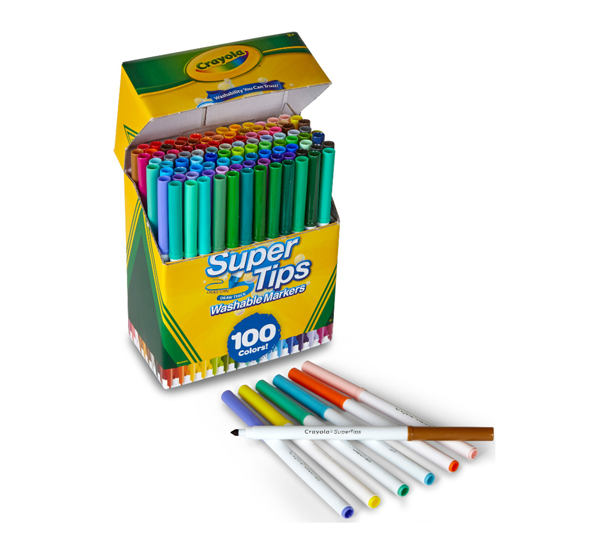 Washable Super Tips Markers 100 Count Crayola Crayola washable-super-tips-markers-100-count-crayola-crayola