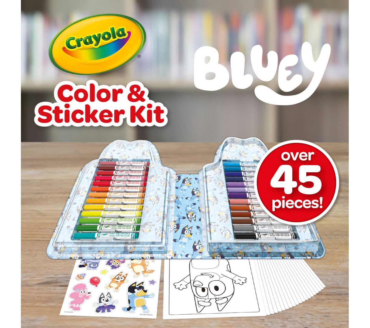 Bluey Color & Activity Art Kit for Kids | Crayola