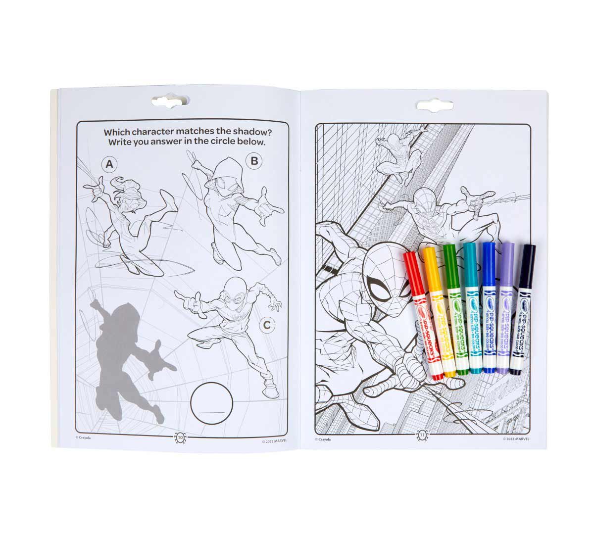 Crayola Ultimate Spiderman Mini Coloring Pages