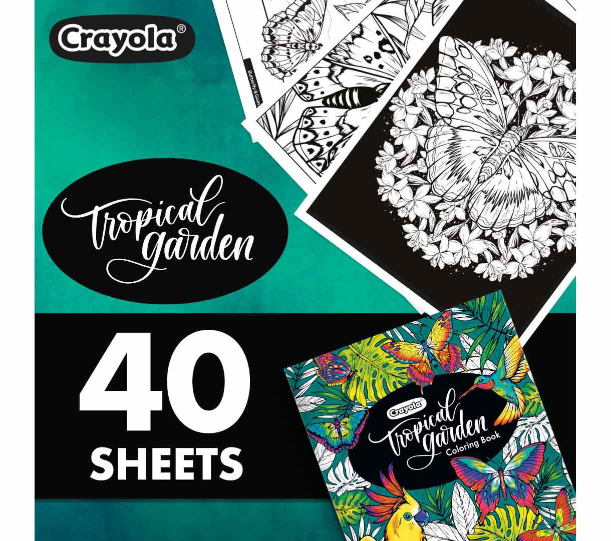 tropical coloring book pages
