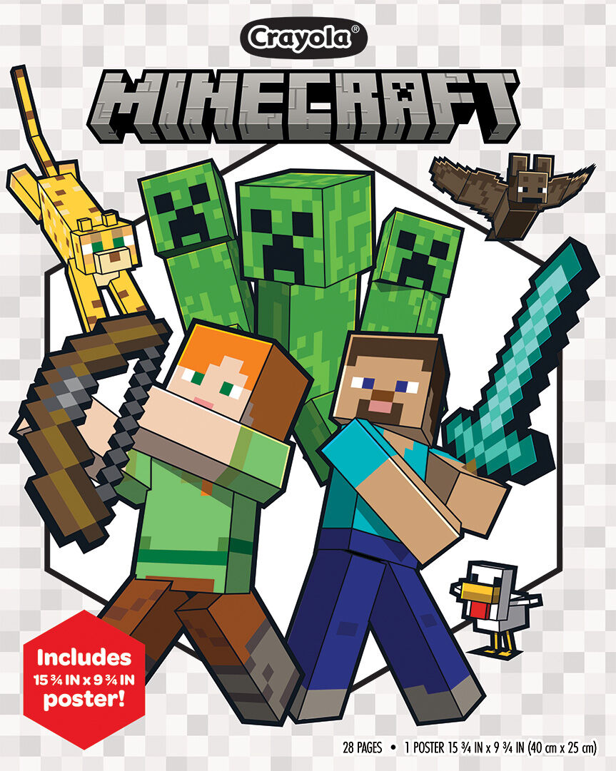 images of minecraft coloring pages
