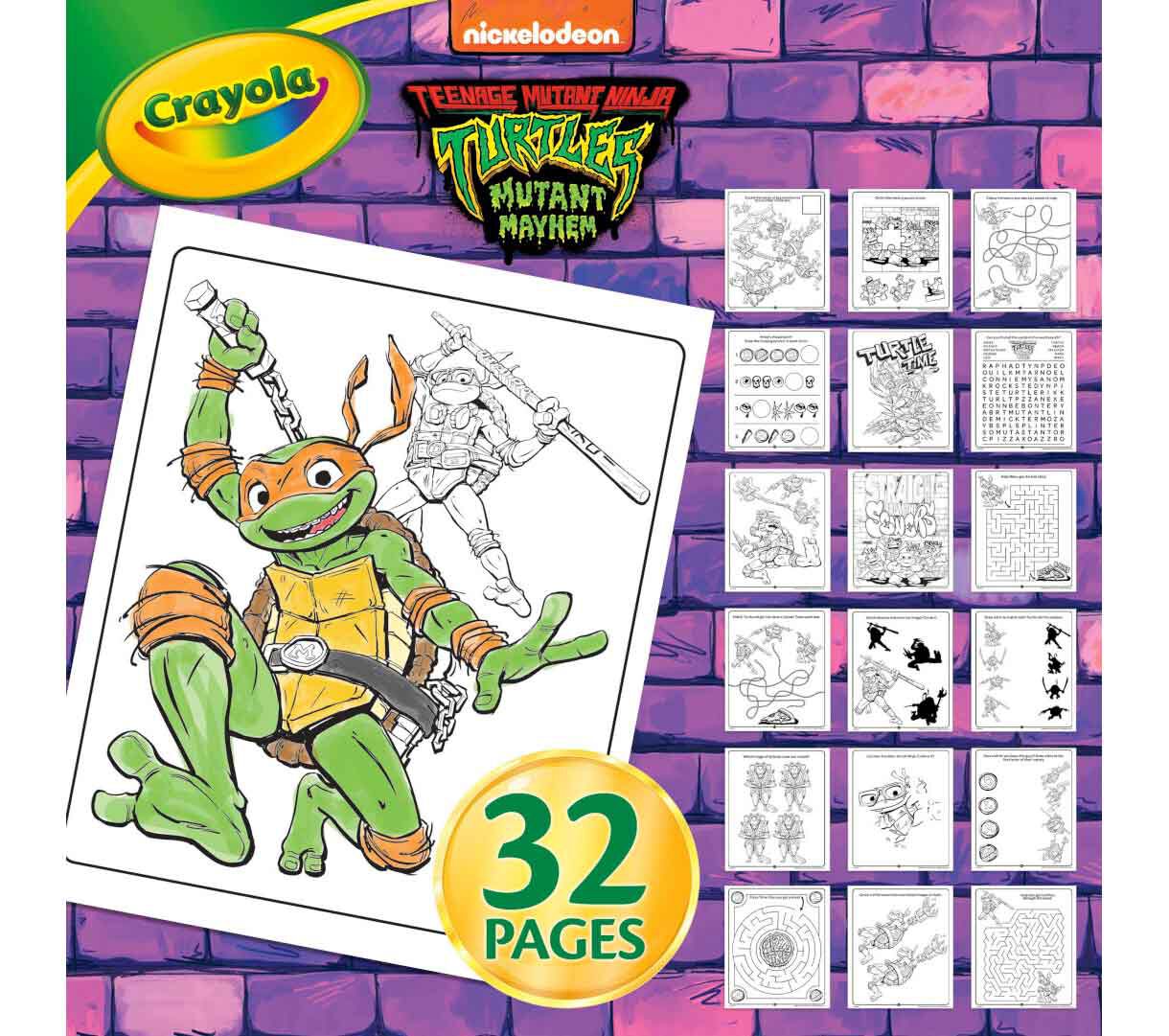 Leonardo Teenage Mutant Ninja Turtles Cartoon Coloring Pages