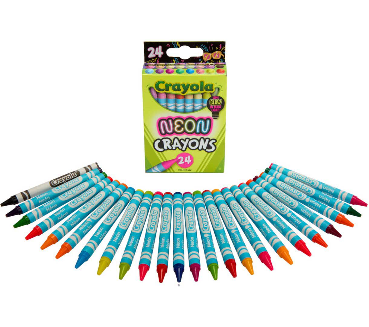 Crayola Neon & Glow-in-the Dark Crayons - 24ct | Crayola