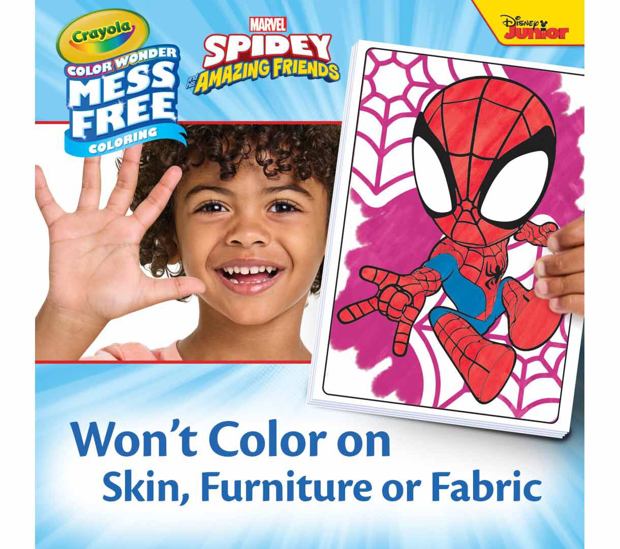 crayola ultimate spiderman mini coloring pages