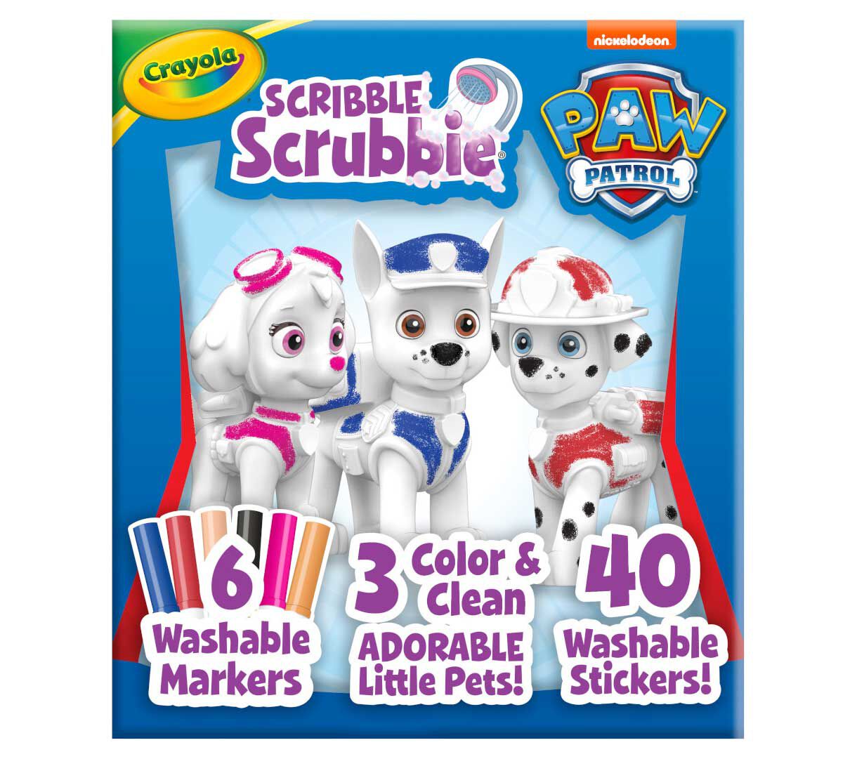 Crayola Scribble Scrubbie PAW Patrol Toy Set | Crayola