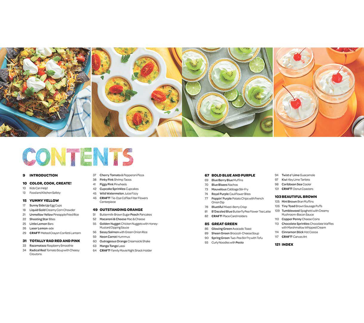 cookbook and coloring pages for kids