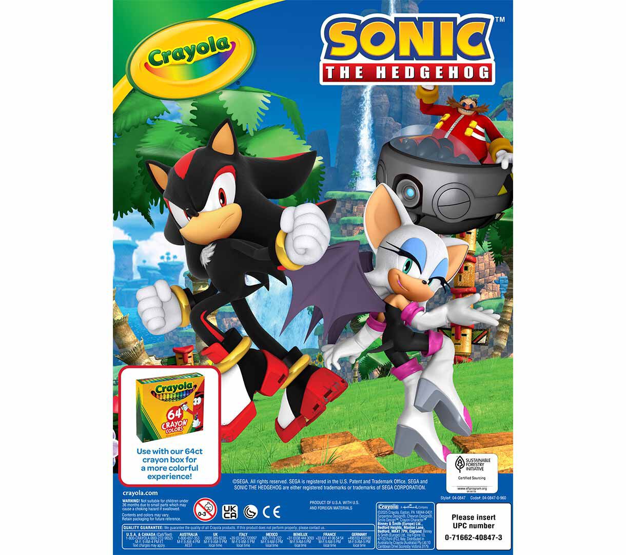 coloring book sonic the hedgehog