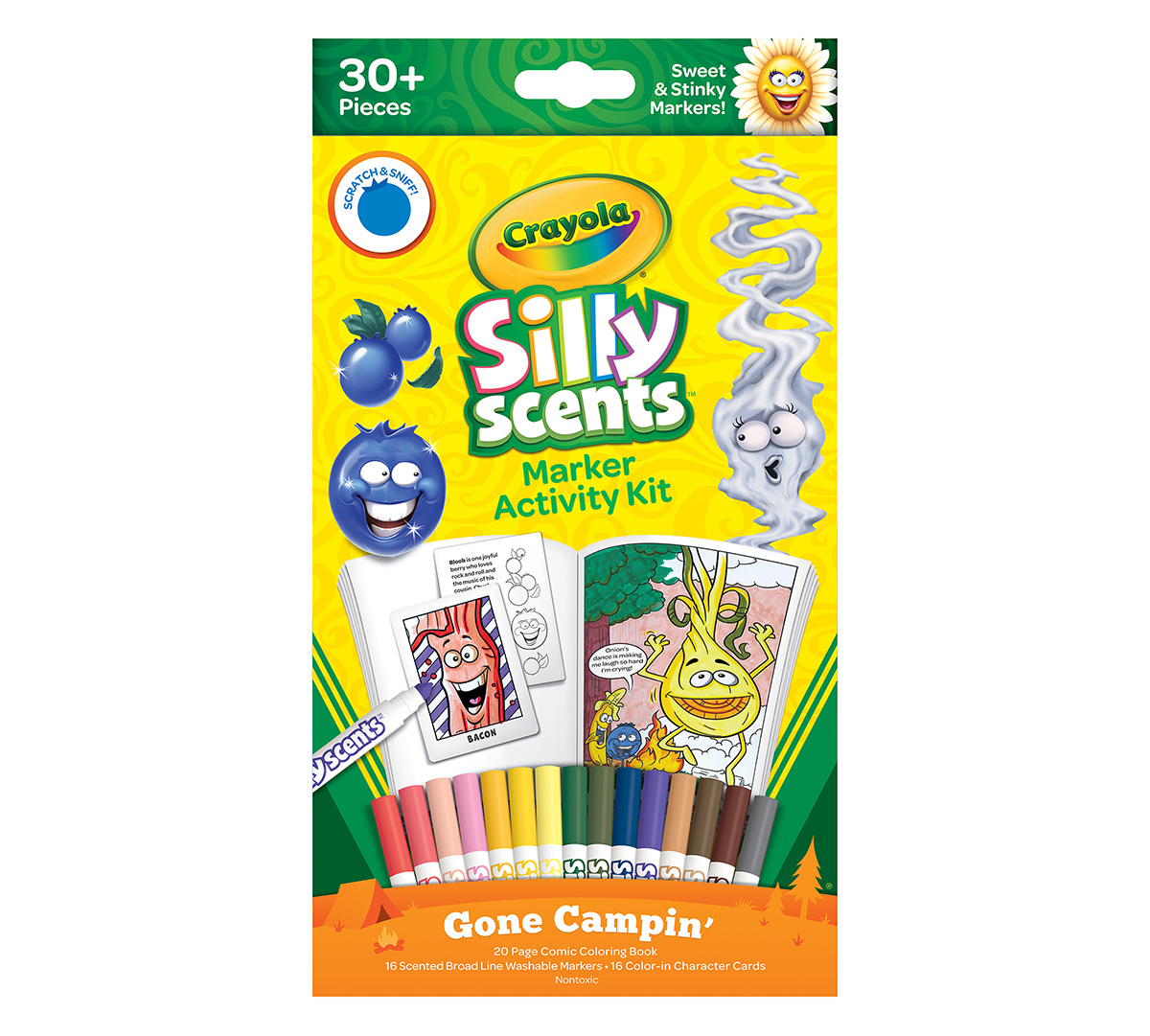 Crayola Silly Scents Markers 16 Count Scented Art Tools Assorted crayola-silly-scents-markers-16-count-scented-art-tools-assorted