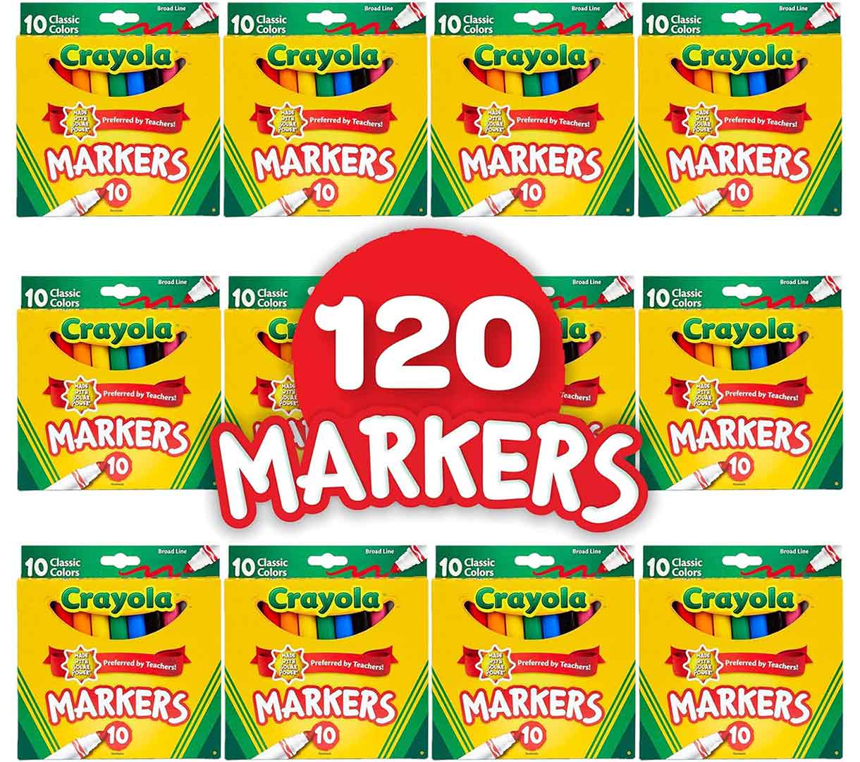 crayola markers 10 ct
