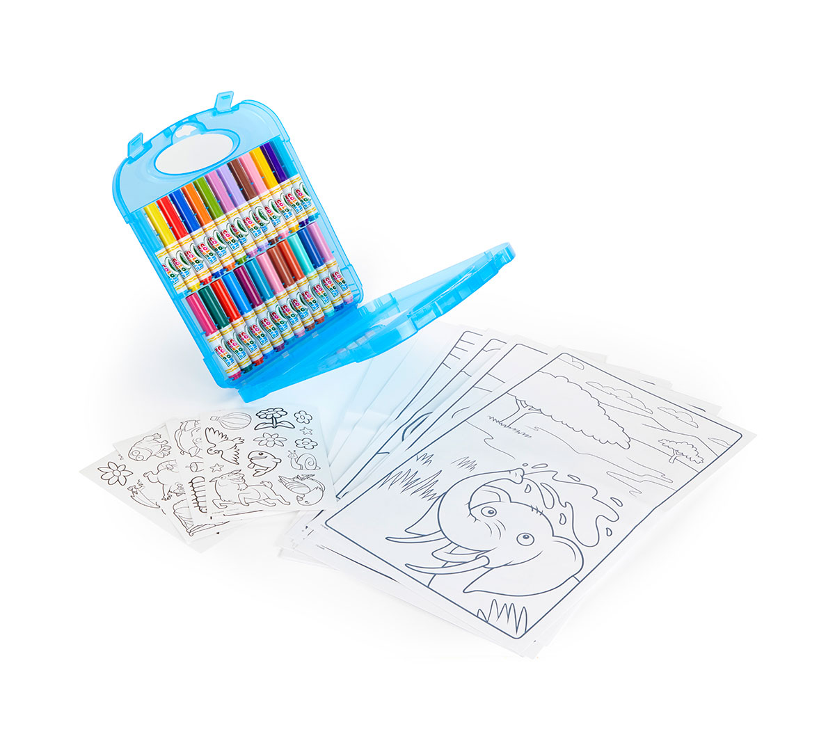 crayola color wonder mess free blank coloring pages 50 ct